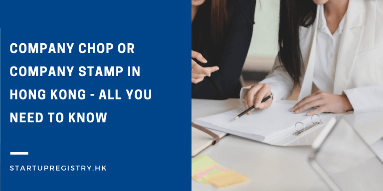 Company Chop or Company Stamp in Hong Kong | Startupregistry
