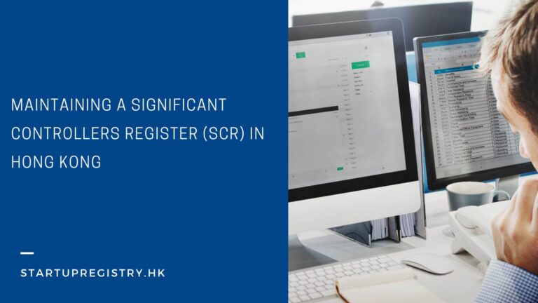 Significant Controllers Register (SCR) Hong Kong | Startupregistry